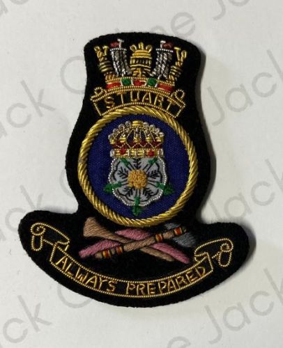 HMAS Stuart Gold Wire Pocket Badge - RAN Uniforms, Navy Accessories ...