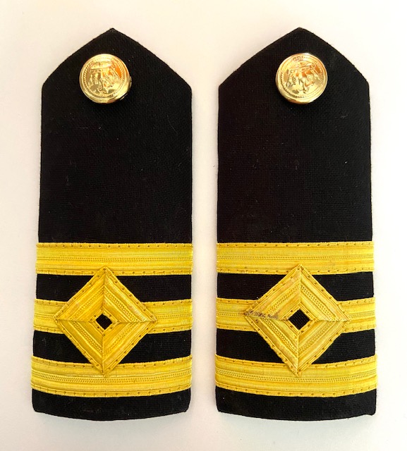 First Officer Hard Boards (Slide On ) - RAN Uniforms, Navy Accessories ...